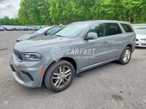 Grey Dodge Durango 2022 in Siauliai, with an engine capacity of 3.60 L and mileage of 69 thousand km for 17500 €, photo  on AUTOMOTO.COM.LV