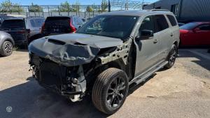 Grey Dodge Durango 2022 in Ukmerge, with an engine capacity of 3.60 L and mileage of 22 thousand km for 16999 €, photo 7 on AUTOMOTO.COM.LV