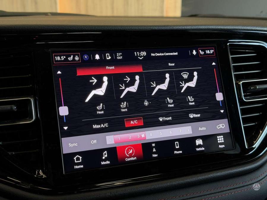 Pelēks Dodge Durango 2023 Kauņa, ar dzinēja tilpumu 5.65 L un nobraukumu 69 tūkst. km par 36490 €, foto 35 vietnē AUTOMOTO.COM.LV