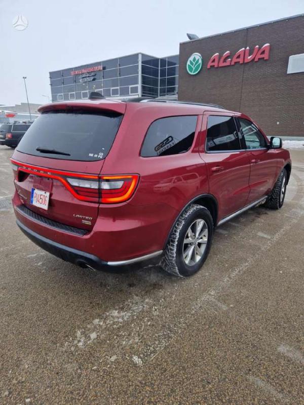 Red Dodge Durango 2014 in Pagegiai, with an engine capacity of 3.60 L and mileage of 307 thousand km for 16000 €, photo 8 on AUTOMOTO.COM.LV