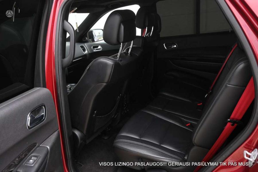 Sarkans Dodge Durango 2014 Kretinga, ar dzinēja tilpumu 3.60 L un nobraukumu 249 tūkst. km par 17999 €, foto 25 vietnē AUTOMOTO.COM.LV