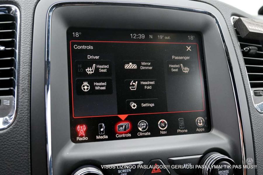 Sarkans Dodge Durango 2014 Kretinga, ar dzinēja tilpumu 3.60 L un nobraukumu 249 tūkst. km par 17999 €, foto 36 vietnē AUTOMOTO.COM.LV
