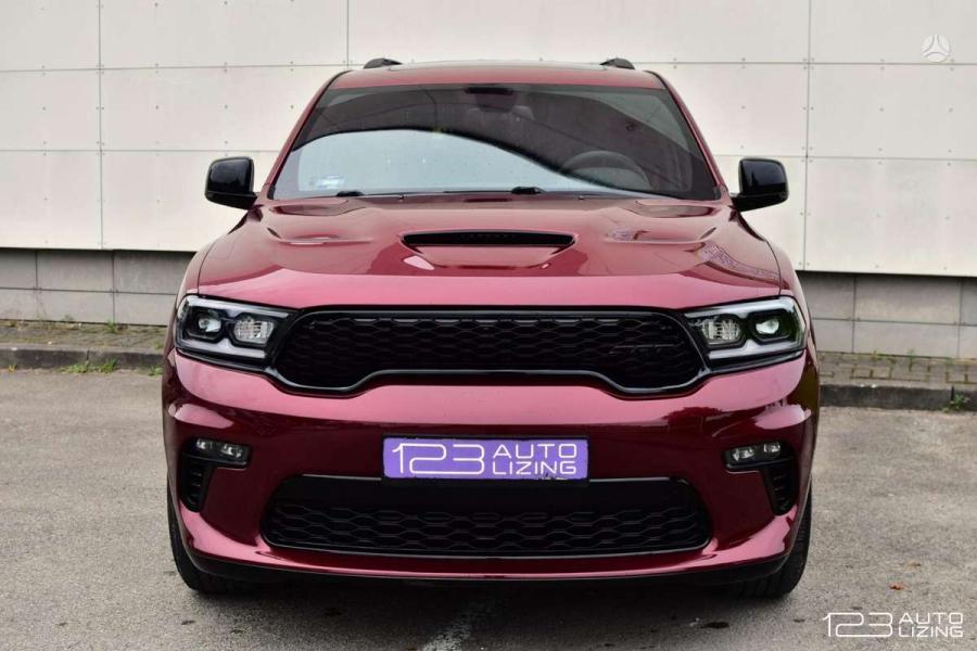 Red Dodge Durango 2014 in Kretinga, with an engine capacity of 3.60 L and mileage of 267 thousand km for 17850 €, photo 5 on AUTOMOTO.COM.LV