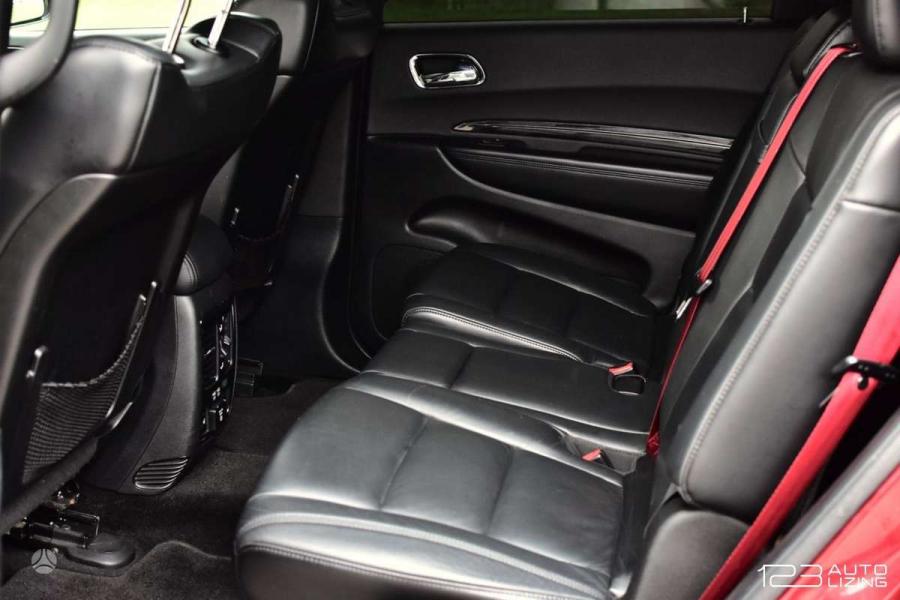 Red Dodge Durango 2014 in Kretinga, with an engine capacity of 3.60 L and mileage of 267 thousand km for 17850 €, photo 17 on AUTOMOTO.COM.LV