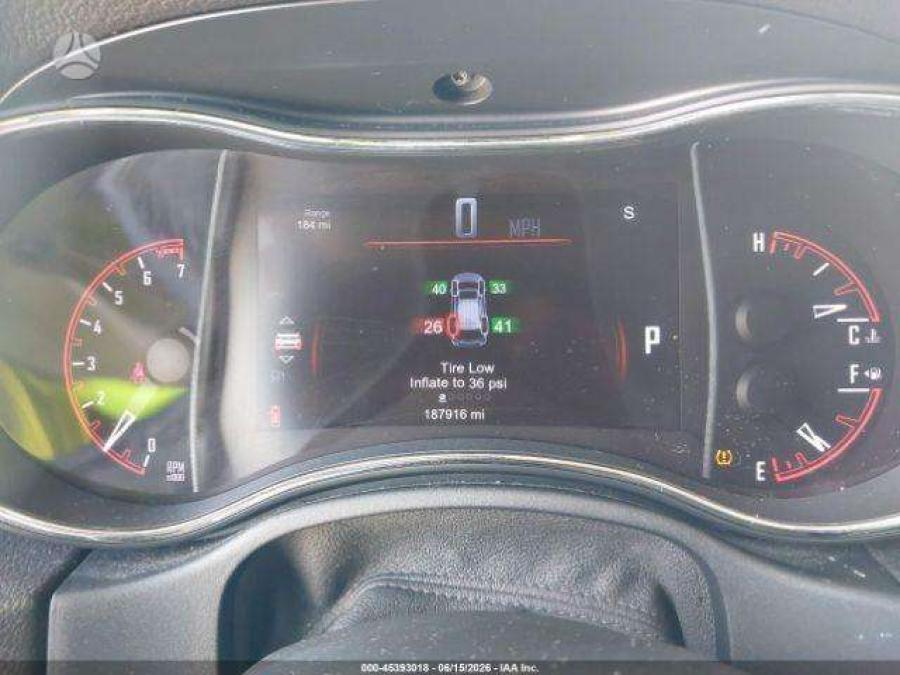 Red Dodge Durango 2014 in Klaipeda, with an engine capacity of 3.60 L and mileage of 302 thousand km for 4500 €, photo 11 on AUTOMOTO.COM.LV