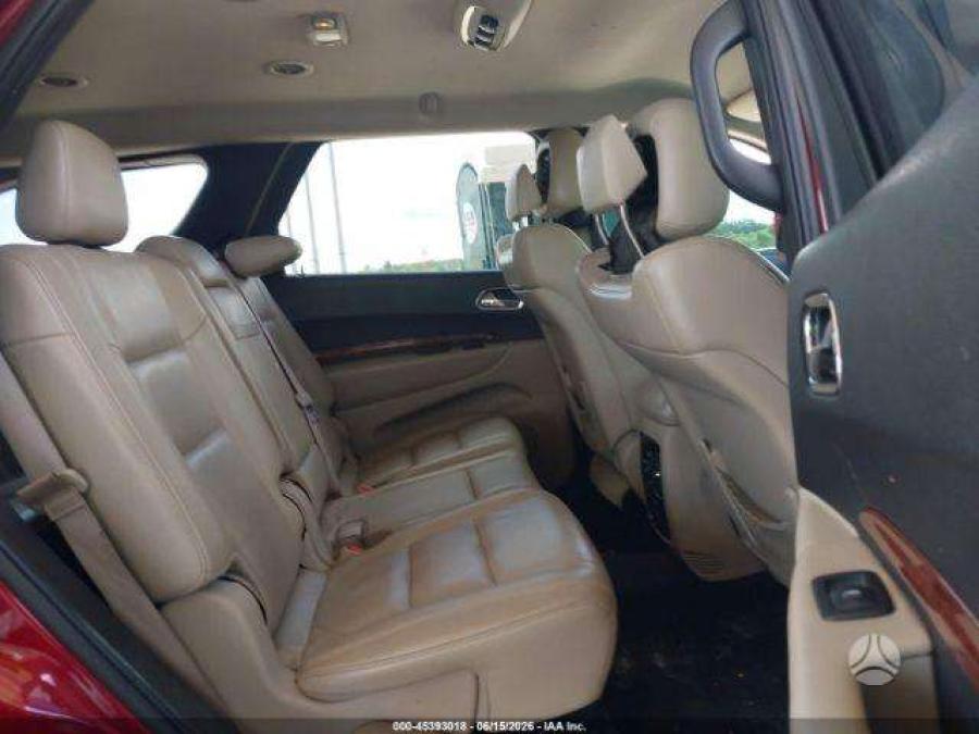 Red Dodge Durango 2014 in Klaipeda, with an engine capacity of 3.60 L and mileage of 302 thousand km for 4500 €, photo 12 on AUTOMOTO.COM.LV