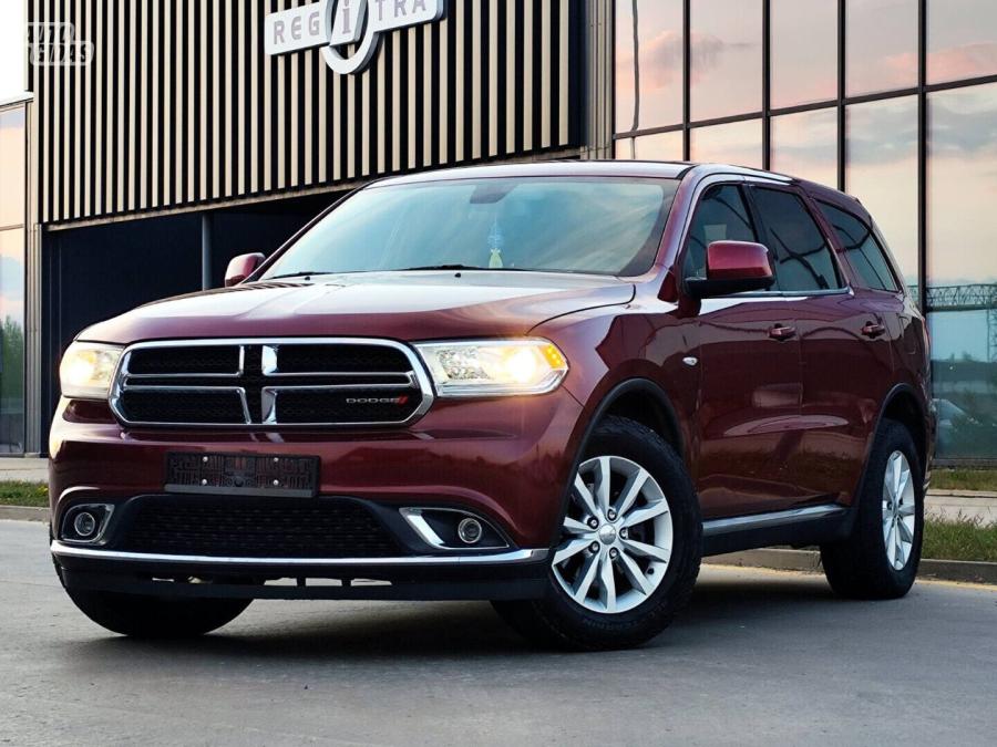 Sarkans Dodge Durango 2015 Šauļi, ar dzinēja tilpumu 3.60 L un nobraukumu 253 tūkst. km par 10200 €, foto 5 vietnē AUTOMOTO.COM.LV