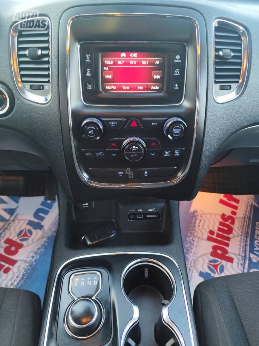 Sarkans Dodge Durango 2015 Šauļi, ar dzinēja tilpumu 3.60 L un nobraukumu 253 tūkst. km par 10200 €, foto 16 vietnē AUTOMOTO.COM.LV