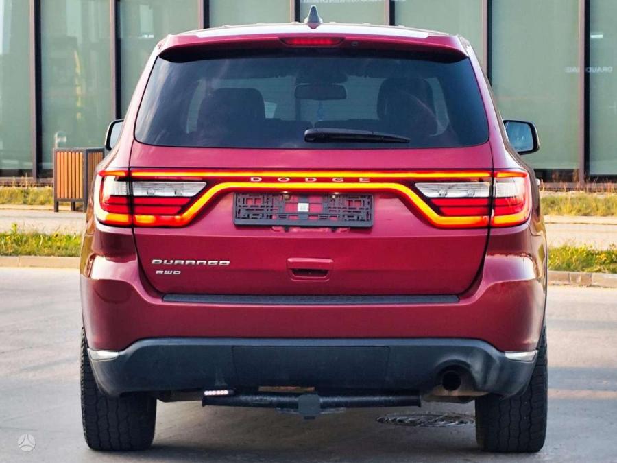 Red Dodge Durango 2015 in Siauliai, with an engine capacity of 3.60 L and mileage of 253 thousand km for 9750 €, photo 9 on AUTOMOTO.COM.LV