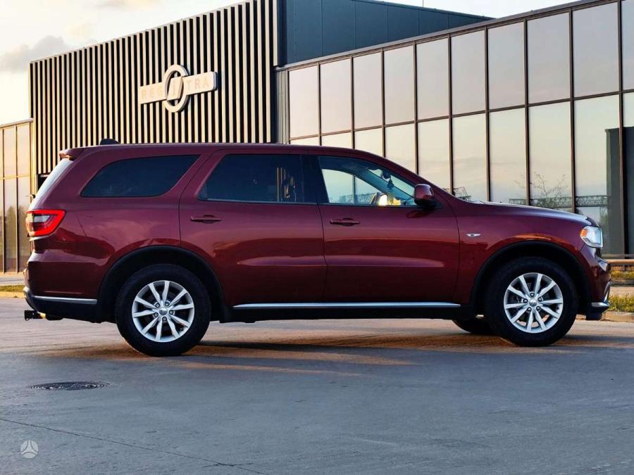 Red Dodge Durango 2015 in Siauliai, with an engine capacity of 3.60 L and mileage of 253 thousand km for 9750 €, photo 12 on AUTOMOTO.COM.LV