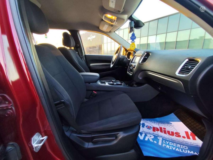 Red Dodge Durango 2015 in Siauliai, with an engine capacity of 3.60 L and mileage of 253 thousand km for 9750 €, photo 23 on AUTOMOTO.COM.LV