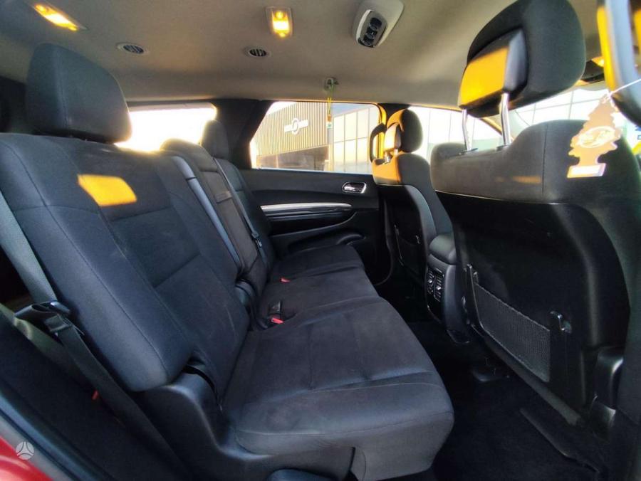 Red Dodge Durango 2015 in Siauliai, with an engine capacity of 3.60 L and mileage of 253 thousand km for 9750 €, photo 24 on AUTOMOTO.COM.LV