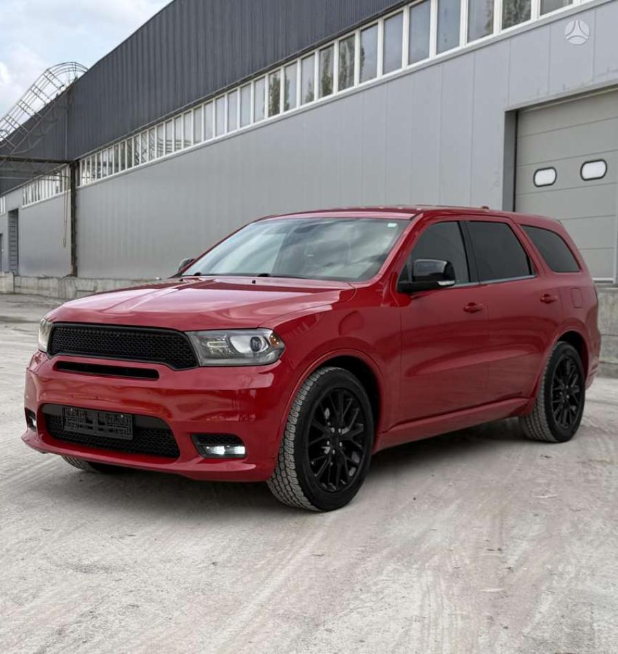 Red Dodge Durango 2015 in Alytus, with an engine capacity of 3.60 L and mileage of 255 thousand km for 11999 €, photo 7 on AUTOMOTO.COM.LV