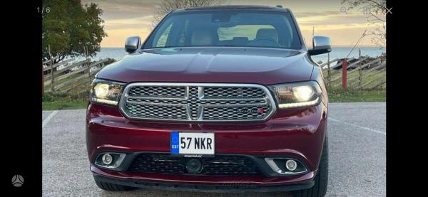 Sarkans Dodge Durango 2018 Viļņa, ar dzinēja tilpumu 3.60 L un nobraukumu 196 tūkst. km par 23100 €, foto 4 vietnē AUTOMOTO.COM.LV