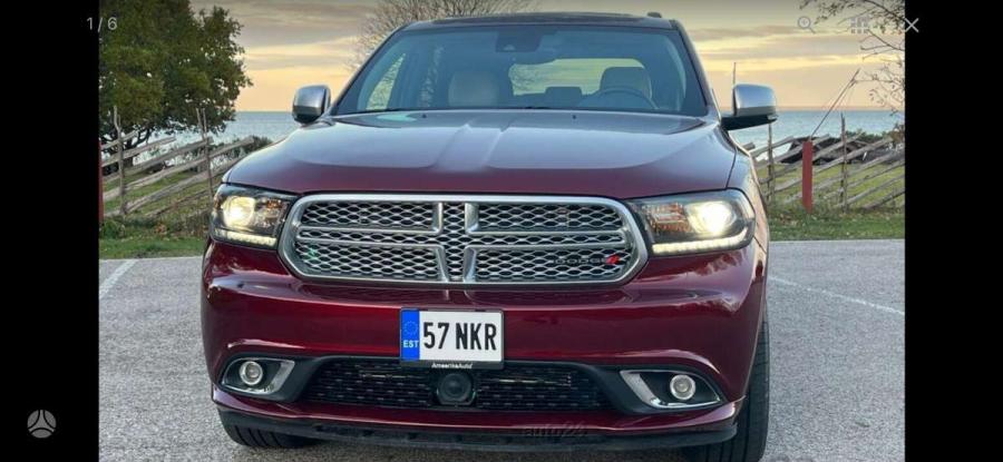 Red Dodge Durango 2018 in Vilnius, with an engine capacity of 3.60 L and mileage of 196 thousand km for 23100 €, photo 4 on AUTOMOTO.COM.LV