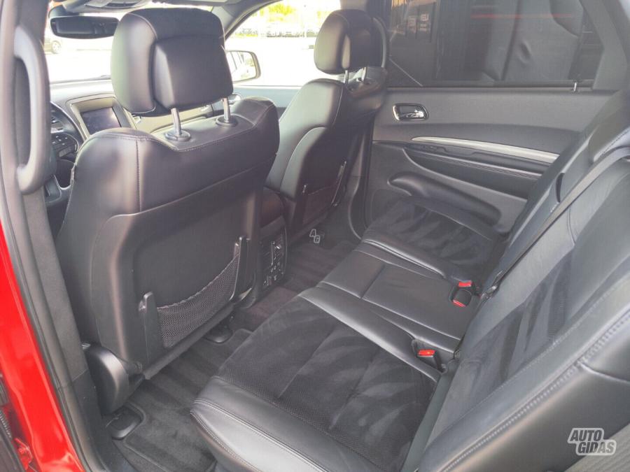 Red Dodge Durango 2018 in Siauliai, with an engine capacity of 3.60 L and mileage of 170 thousand km for 16200 €, photo 22 on AUTOMOTO.COM.LV