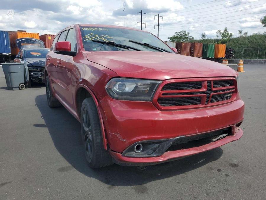 Red Dodge Durango 2018 in Klaipeda, with an engine capacity of 3.60 L and mileage of 119 thousand km for 9350 €, photo 1 on AUTOMOTO.COM.LV