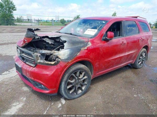 Sarkans Dodge Durango 2018 Šauļi, ar dzinēja tilpumu 3.60 L un nobraukumu 189 tūkst. km par 6700 €, foto 3 vietnē AUTOMOTO.COM.LV