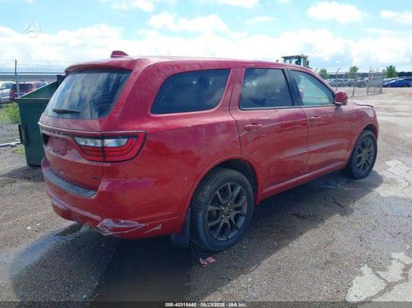 Sarkans Dodge Durango 2018 Šauļi, ar dzinēja tilpumu 3.60 L un nobraukumu 189 tūkst. km par 6700 €, foto 4 vietnē AUTOMOTO.COM.LV