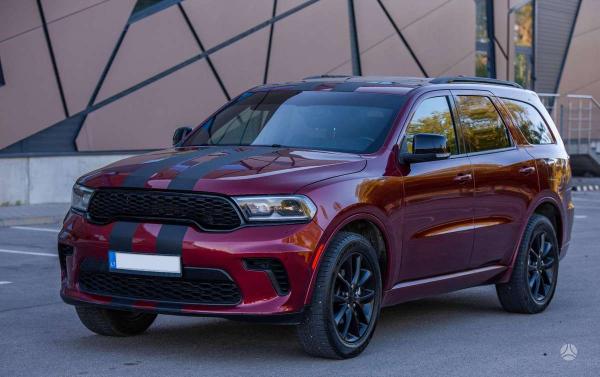 Sarkans Dodge Durango 2018 Šauļi, ar dzinēja tilpumu 3.60 L un nobraukumu 156 tūkst. km par 19100 €, foto 1 vietnē AUTOMOTO.COM.LV