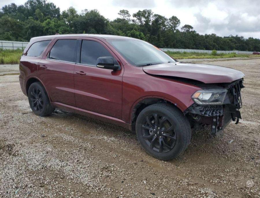 Red Dodge Durango 2020 in Vilnius, with an engine capacity of 3.60 L and mileage of 268 thousand km for 7800 €, photo 2 on AUTOMOTO.COM.LV