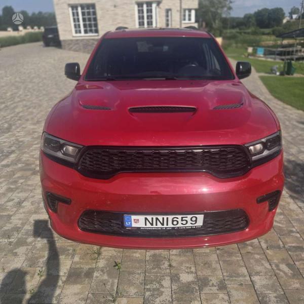 Sarkans Dodge Durango 2020 Viļņa, ar dzinēja tilpumu 3.60 L un nobraukumu 145 tūkst. km par 20900 €, foto 3 vietnē AUTOMOTO.COM.LV