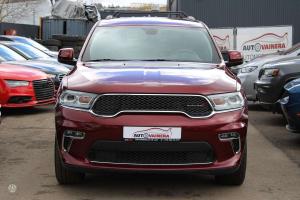Sarkans Dodge Durango 2021 Viļņa, ar dzinēja tilpumu 3.60 L un nobraukumu 138 tūkst. km par 15700 €, foto  vietnē AUTOMOTO.COM.LV