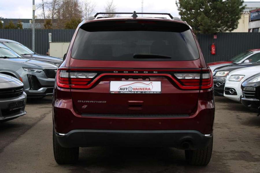 Sarkans Dodge Durango 2021 Viļņa, ar dzinēja tilpumu 3.60 L un nobraukumu 138 tūkst. km par 15700 €, foto 5 vietnē AUTOMOTO.COM.LV