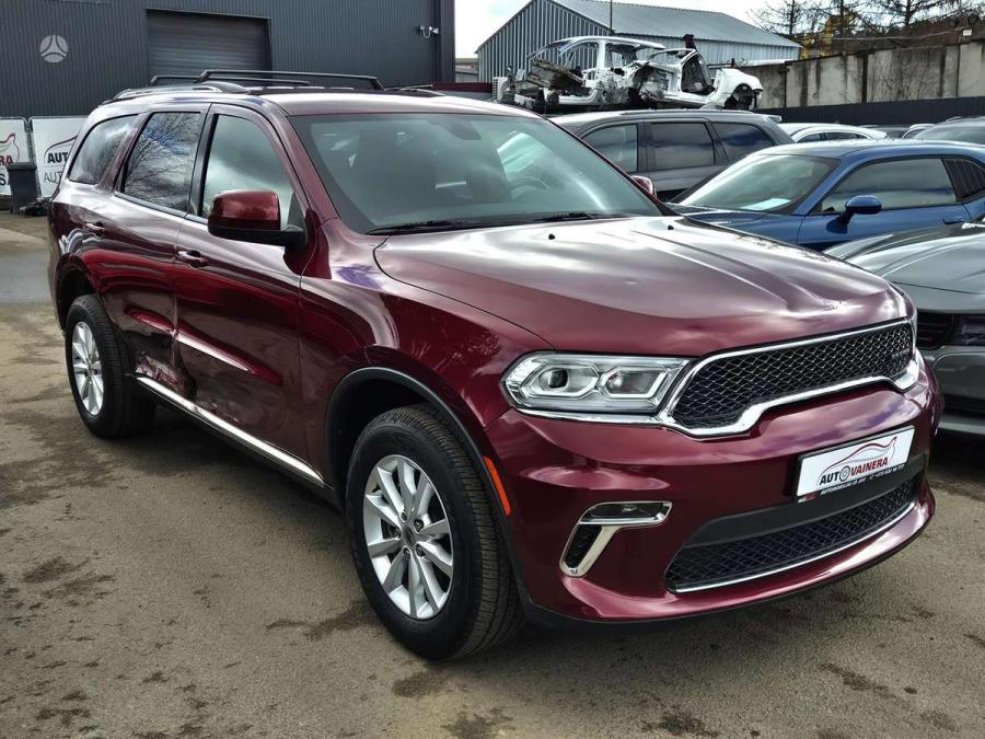 Sarkans Dodge Durango 2021 Viļņa, ar dzinēja tilpumu 3.60 L un nobraukumu 138 tūkst. km par 15700 €, foto 7 vietnē AUTOMOTO.COM.LV