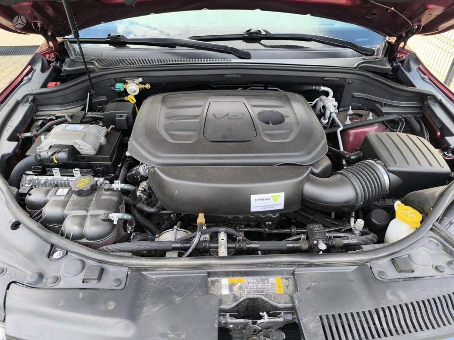Sarkans Dodge Durango 2021 Kauņa, ar dzinēja tilpumu 3.60 L un nobraukumu 230 tūkst. km par 18500 €, foto 1 vietnē AUTOMOTO.COM.LV