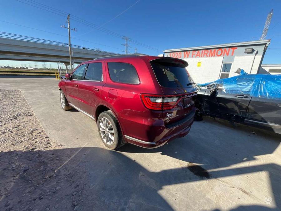 Sarkans Dodge Durango 2022 Ukmergė, ar dzinēja tilpumu 3.60 L un nobraukumu 73 tūkst. km par 16499 €, foto 3 vietnē AUTOMOTO.COM.LV