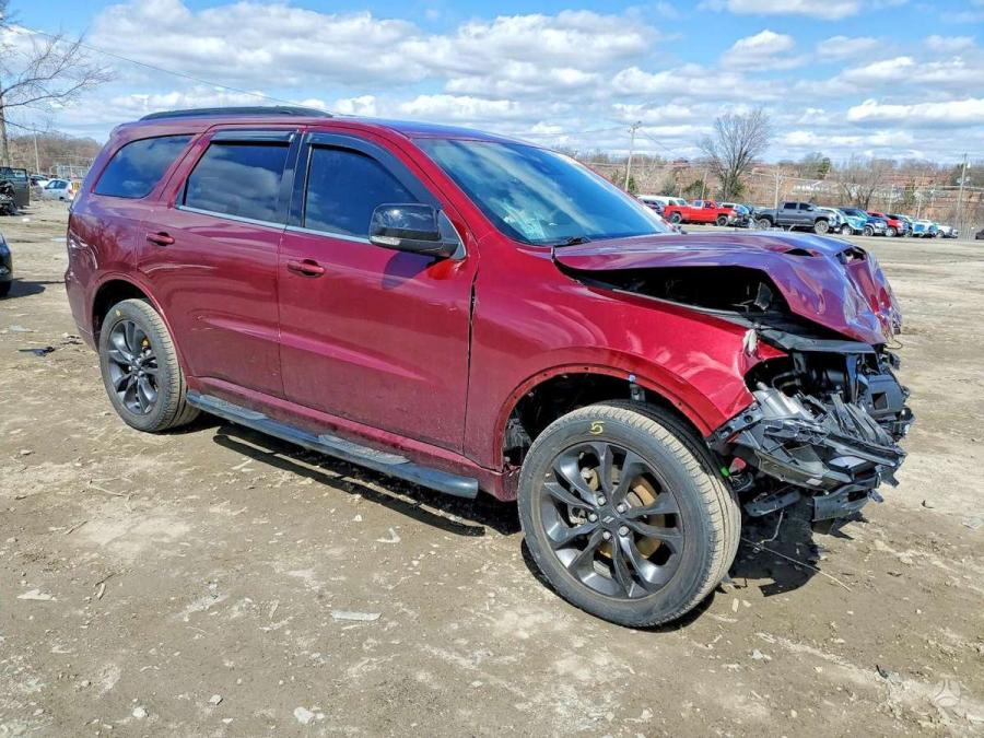 Sarkans Dodge Durango 2023 Ukmergė, ar dzinēja tilpumu 3.60 L un nobraukumu 38 tūkst. km par 15490 €, foto 4 vietnē AUTOMOTO.COM.LV