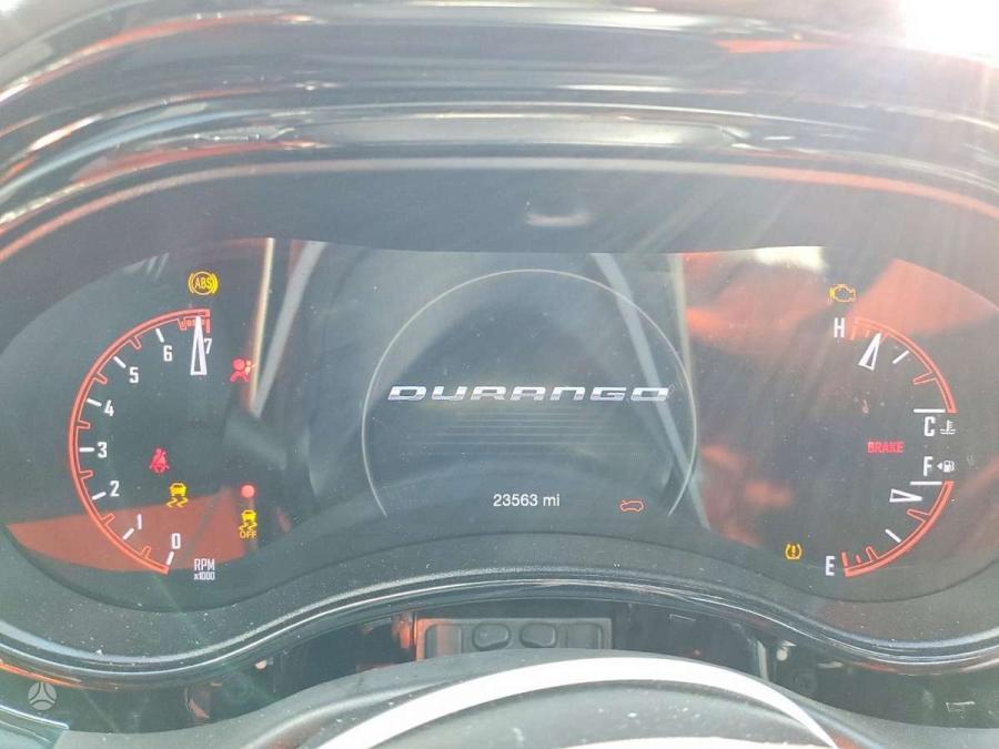 Sarkans Dodge Durango 2023 Ukmergė, ar dzinēja tilpumu 3.60 L un nobraukumu 38 tūkst. km par 15490 €, foto 10 vietnē AUTOMOTO.COM.LV