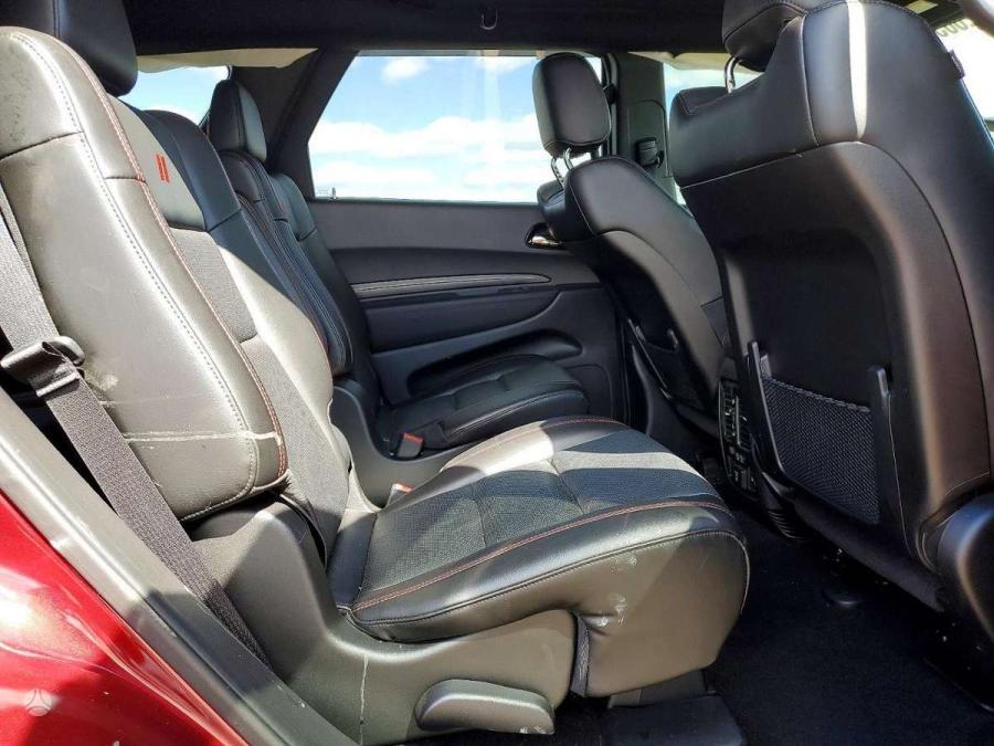 Sarkans Dodge Durango 2023 Ukmergė, ar dzinēja tilpumu 3.60 L un nobraukumu 38 tūkst. km par 15490 €, foto 12 vietnē AUTOMOTO.COM.LV