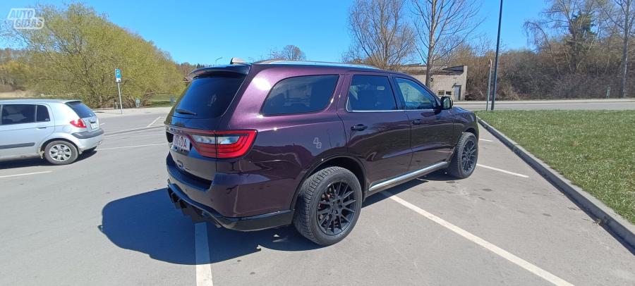 Violet Dodge Durango 2014 in Vilnius, with an engine capacity of 3.60 L and mileage of 225 thousand km for 12500 €, photo 5 on AUTOMOTO.COM.LV