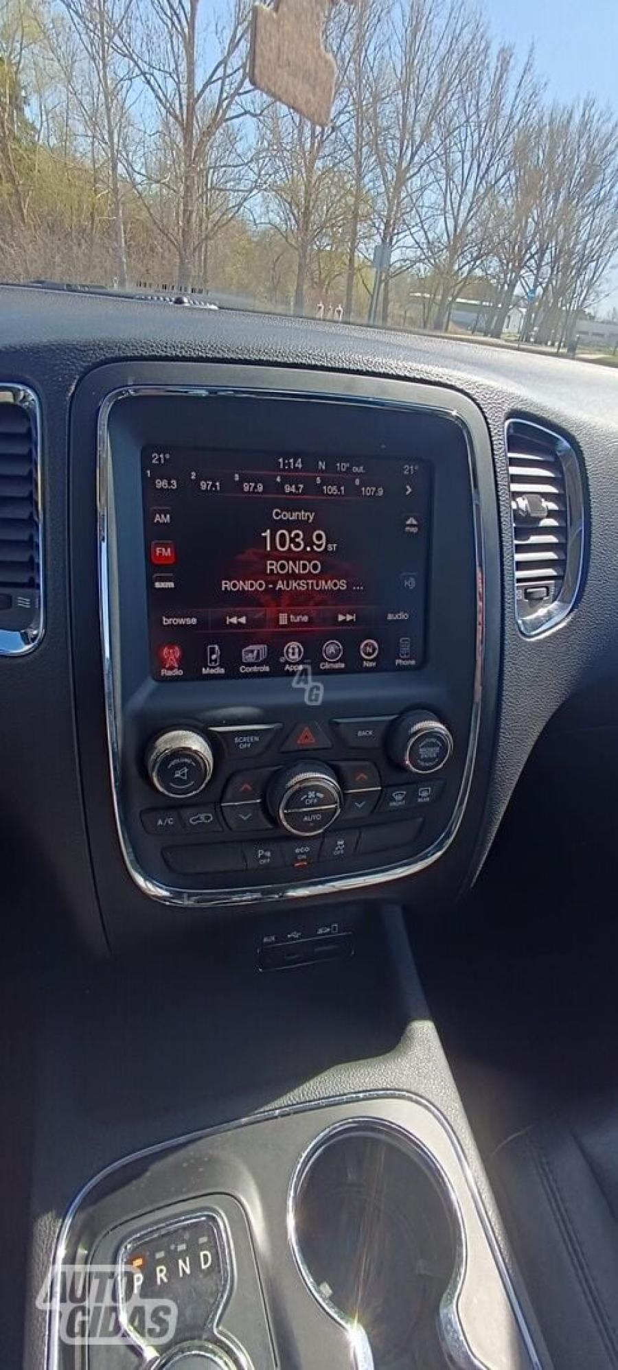 Violet Dodge Durango 2014 in Vilnius, with an engine capacity of 3.60 L and mileage of 225 thousand km for 12500 €, photo 12 on AUTOMOTO.COM.LV