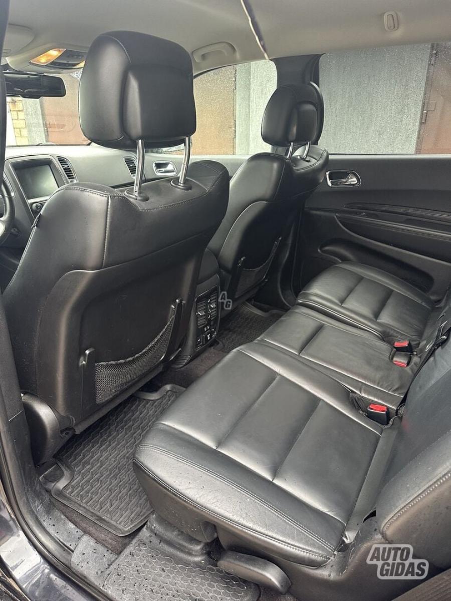Violet Dodge Durango 2016 in Taurage, with an engine capacity of 3.60 L and mileage of 338 thousand km for 11700 €, photo 11 on AUTOMOTO.COM.LV