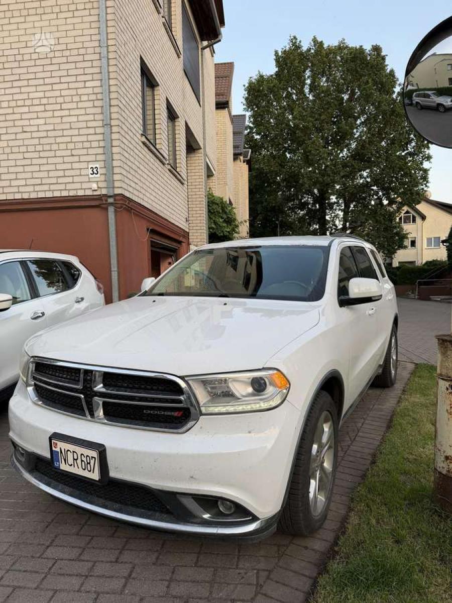 White Dodge Durango 2014 in Kaunas, with an engine capacity of 3.60 L and mileage of 285 thousand km for 9850 €, photo 3 on AUTOMOTO.COM.LV