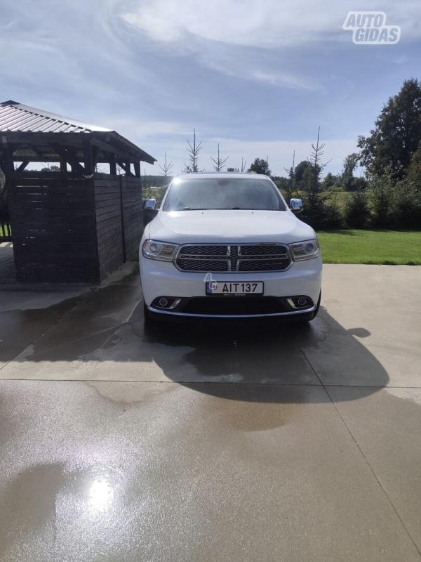 Dodge Durango 2014 Viļņa vietnē Balts Dodge Durango 2014 Viļņa, ar dzinēja tilpumu 3.60 L un nobraukumu 287 tūkst. km par 13000 €, foto 1 vietnē AUTOMOTO.COM.LV