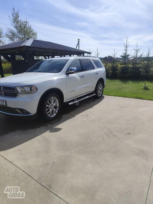 Dodge Durango 2014 Viļņa vietnē Balts Dodge Durango 2014 Viļņa, ar dzinēja tilpumu 3.60 L un nobraukumu 287 tūkst. km par 13000 €, foto 3 vietnē AUTOMOTO.COM.LV