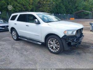 White Dodge Durango 2014 in Klaipeda, with an engine capacity of 3.60 L and mileage of 341 thousand km for 6300 €, photo  on AUTOMOTO.COM.LV