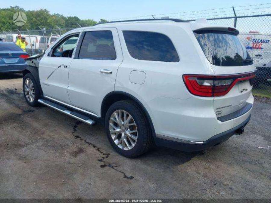 White Dodge Durango 2014 in Klaipeda, with an engine capacity of 3.60 L and mileage of 341 thousand km for 6300 €, photo 4 on AUTOMOTO.COM.LV
