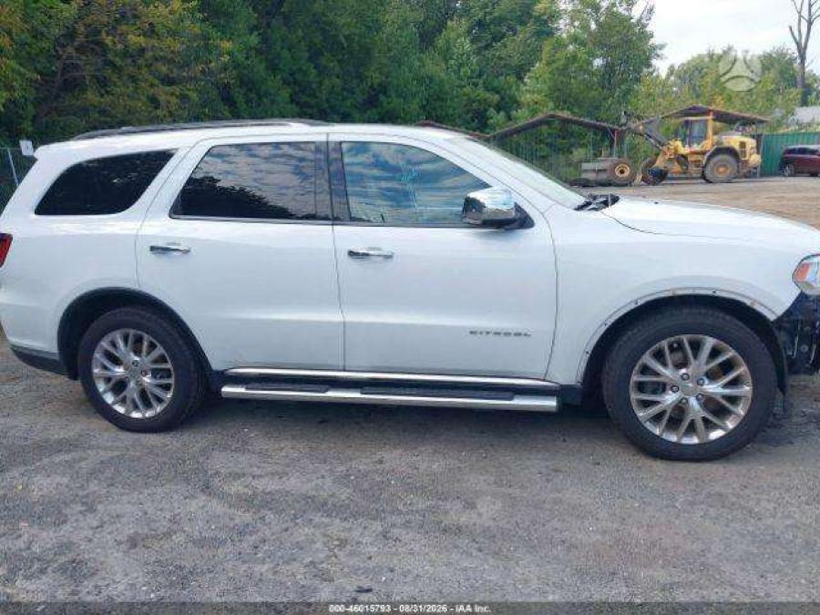 White Dodge Durango 2014 in Klaipeda, with an engine capacity of 3.60 L and mileage of 341 thousand km for 6300 €, photo 14 on AUTOMOTO.COM.LV