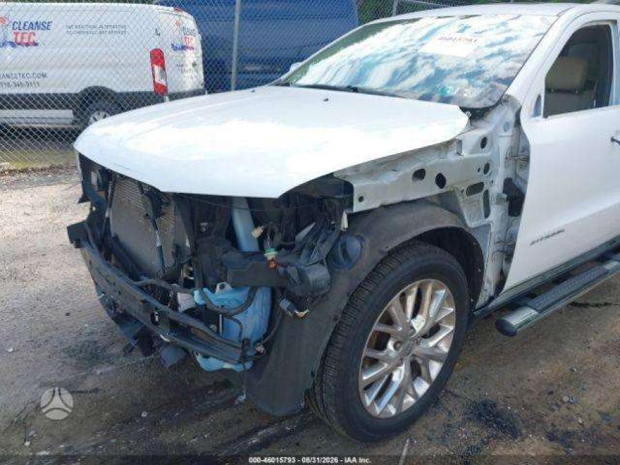 White Dodge Durango 2014 in Klaipeda, with an engine capacity of 3.60 L and mileage of 341 thousand km for 6300 €, photo 17 on AUTOMOTO.COM.LV