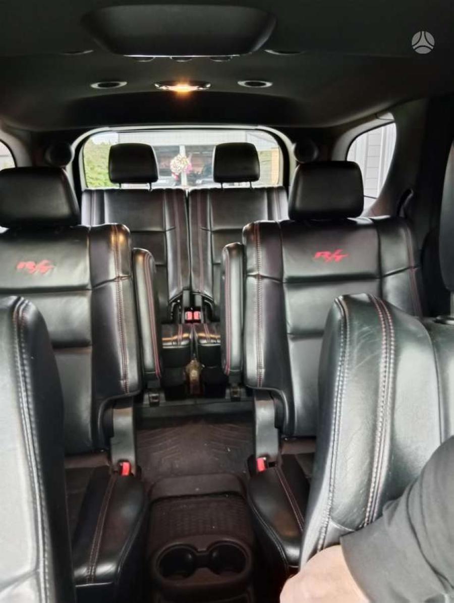 White Dodge Durango 2014 in Joniskis, with an engine capacity of 5.70 L and mileage of 192 thousand km for 14850 €, photo 12 on AUTOMOTO.COM.LV
