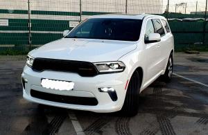 White Dodge Durango 2015 in Klaipeda, with an engine capacity of 5.65 L and mileage of 267 thousand km for 14999 €, photo 2 on AUTOMOTO.COM.LV