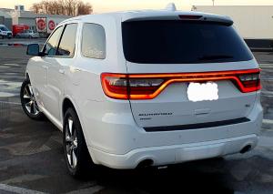 White Dodge Durango 2015 in Klaipeda, with an engine capacity of 5.65 L and mileage of 267 thousand km for 14999 €, photo 6 on AUTOMOTO.COM.LV