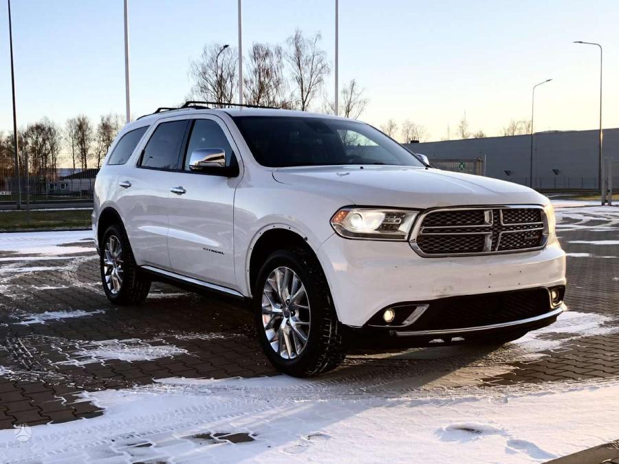 Balts Dodge Durango 2015 Šauļi, ar dzinēja tilpumu 3.60 L un nobraukumu 100 tūkst. km par 10900 €, foto 34 vietnē AUTOMOTO.COM.LV