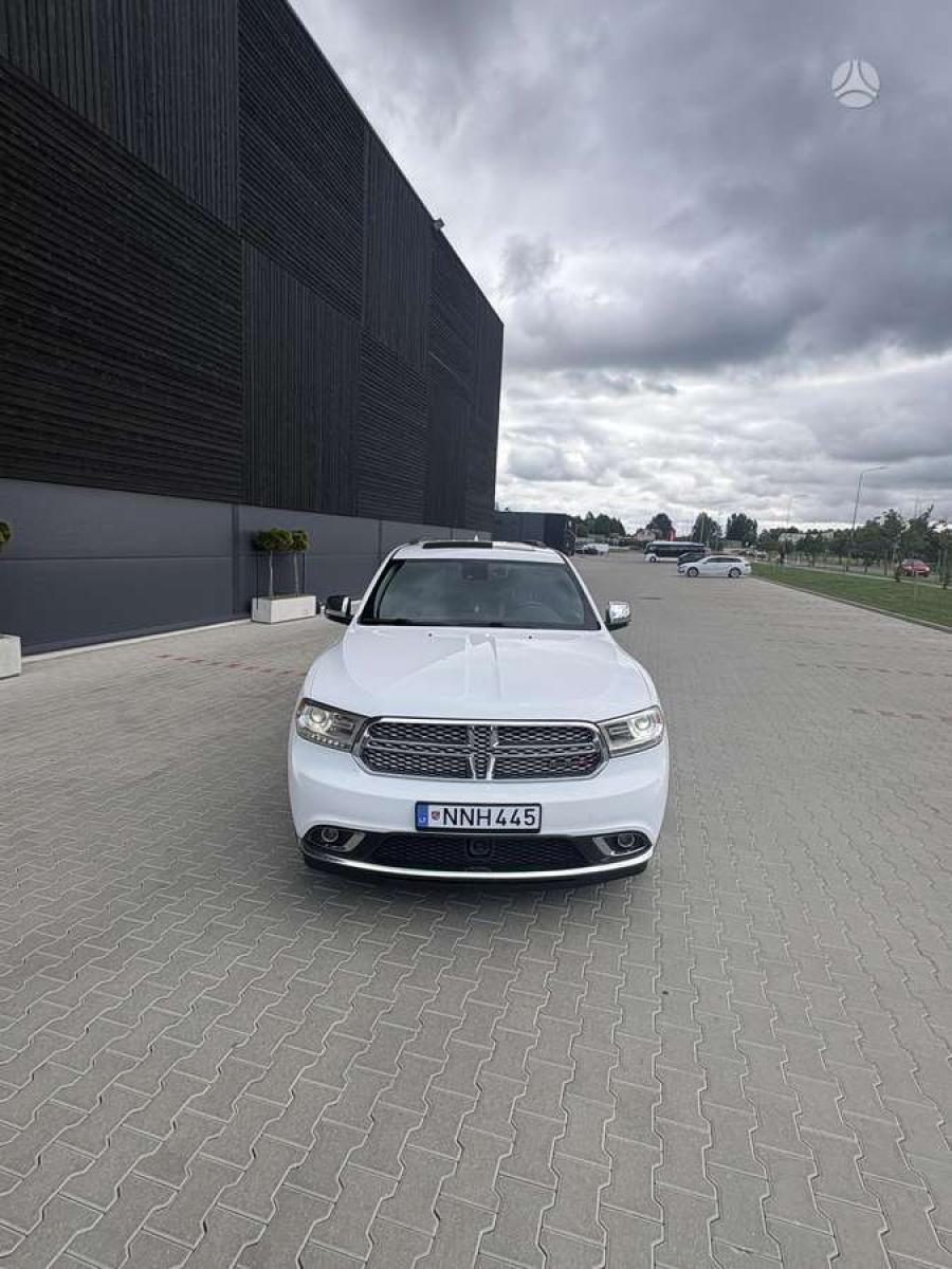White Dodge Durango 2015 in Siauliai, with an engine capacity of 3.60 L and mileage of 221 thousand km for 13850 €, photo 12 on AUTOMOTO.COM.LV