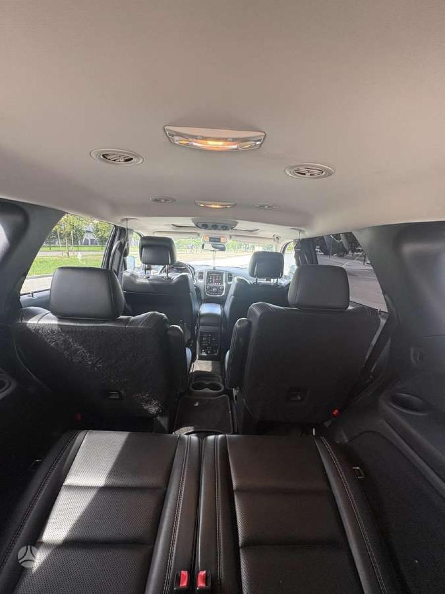 White Dodge Durango 2015 in Siauliai, with an engine capacity of 3.60 L and mileage of 221 thousand km for 13850 €, photo 26 on AUTOMOTO.COM.LV
